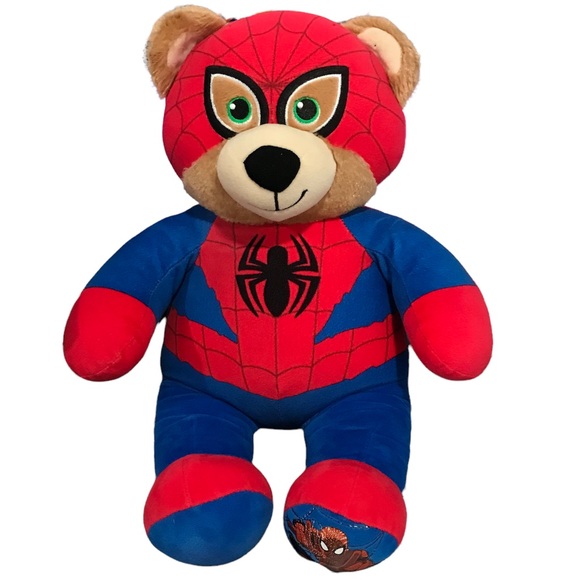Build-A-Bear | Toys | Marvel Spiderman Build A Bear Plush Bear | Poshmark